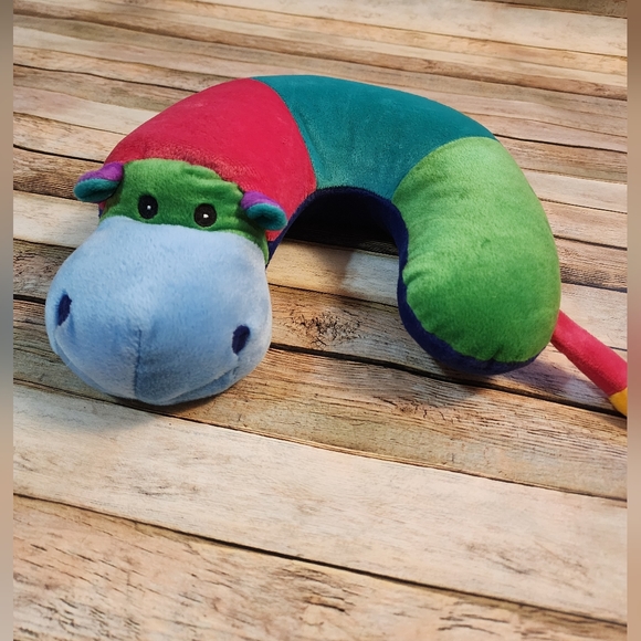 Critter Piller | Toys | Critter Piller Kids Neck Pillow Bright Hippo ...
